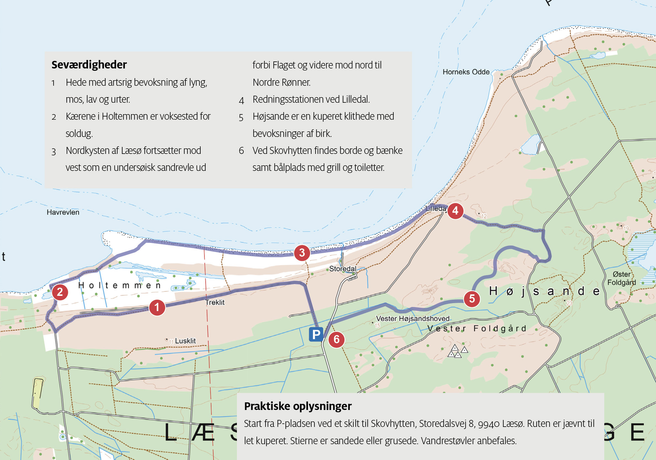 Legind | Vandrerundture i Danmark